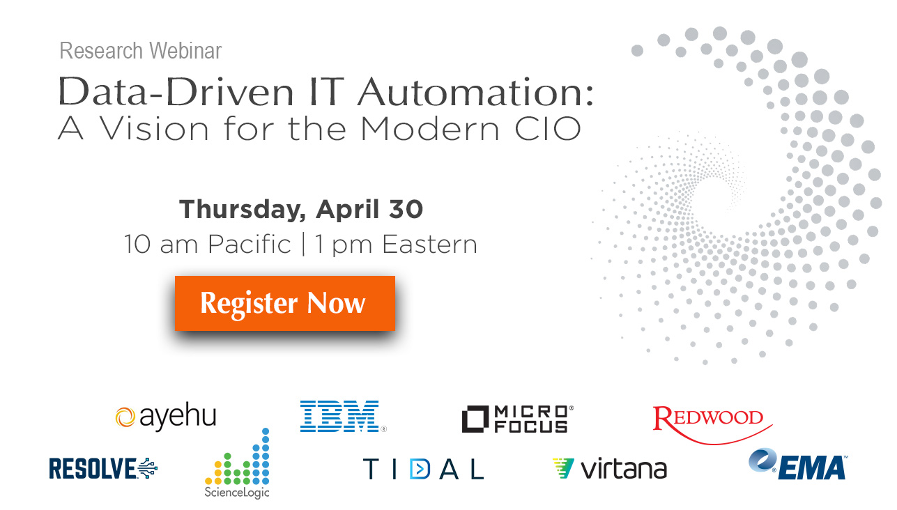 [webinar] Data Driven It Automation A Vision For The Modern Cio